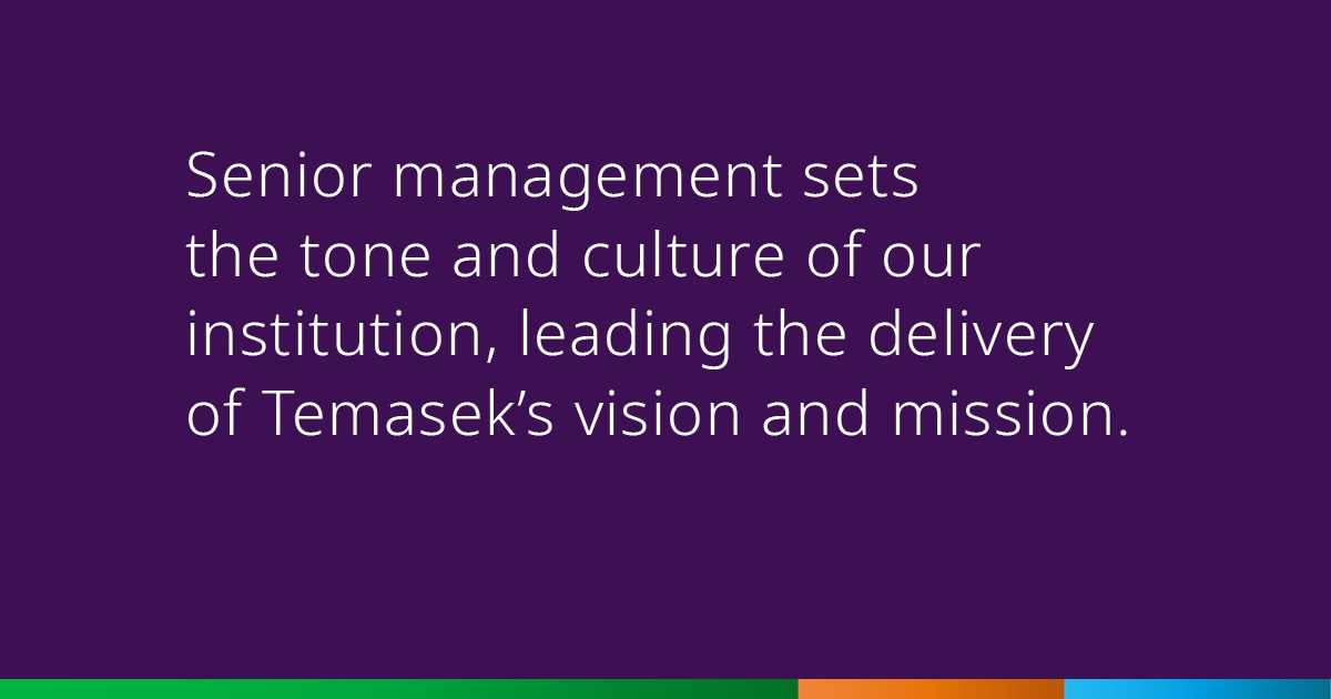 Senior Management - Institution | Temasek Review 2020
